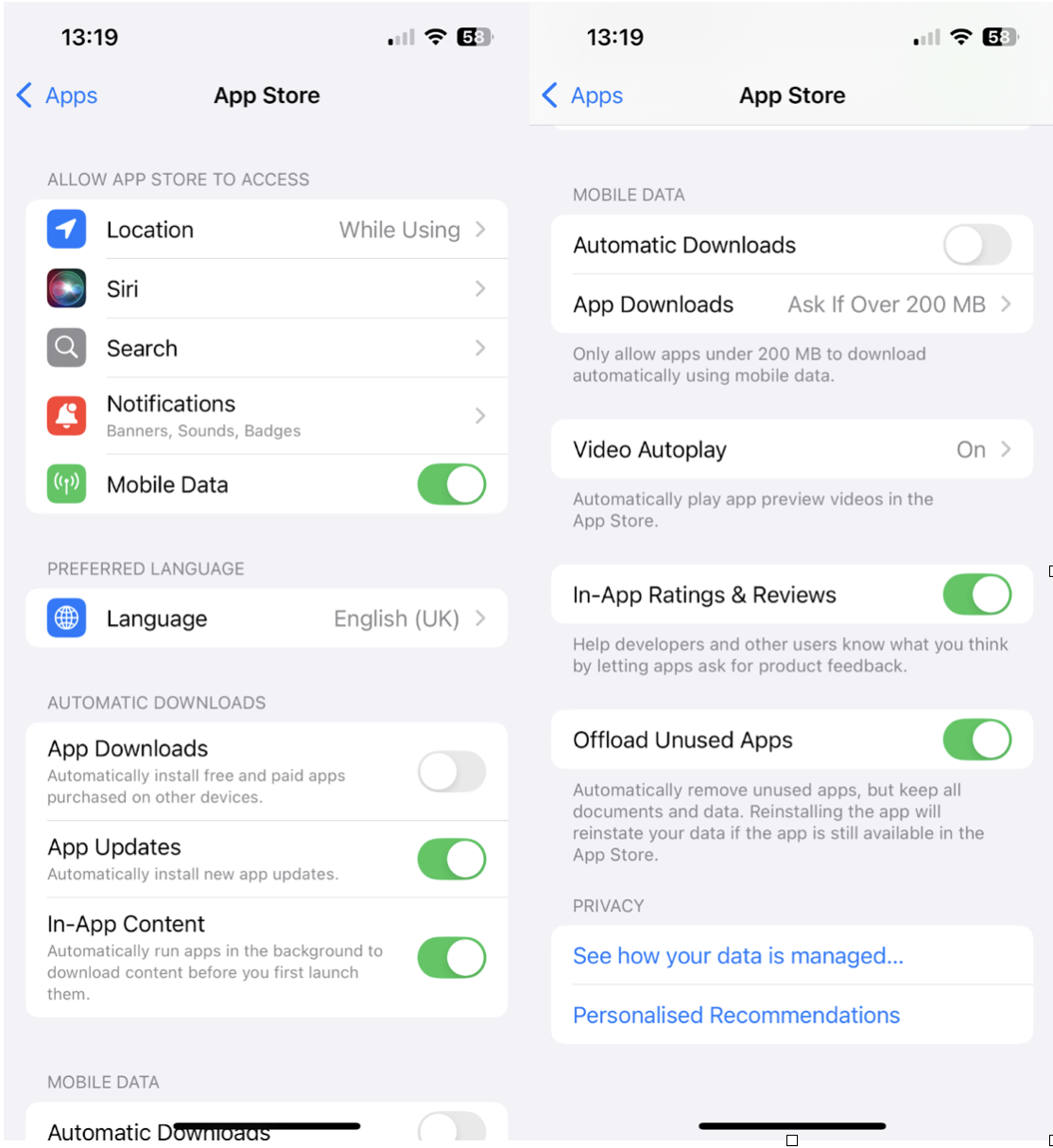 How to offload unused apps on iPhone and free up storage